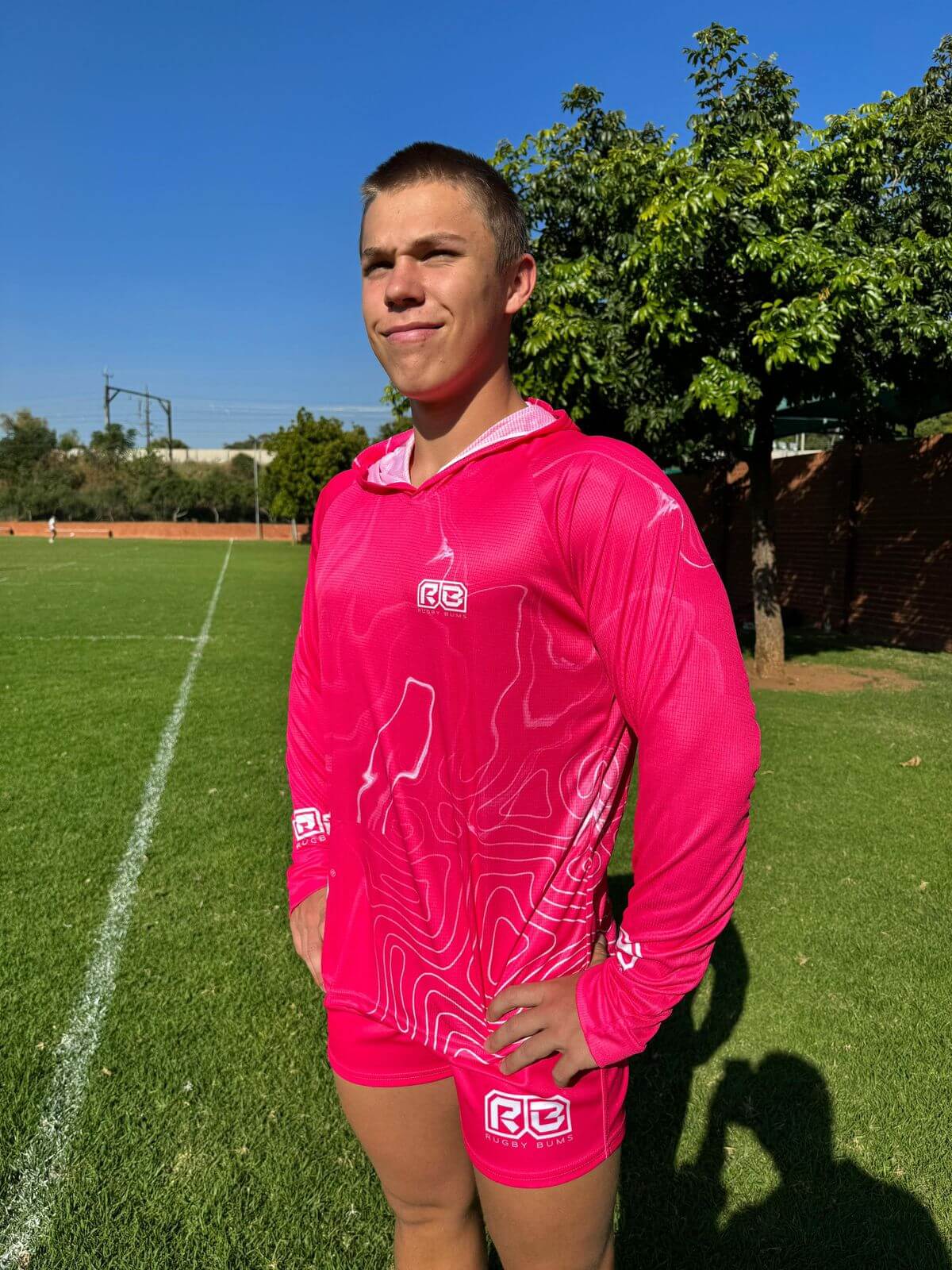 Pink Warm Up Tops - Rugby Bums
